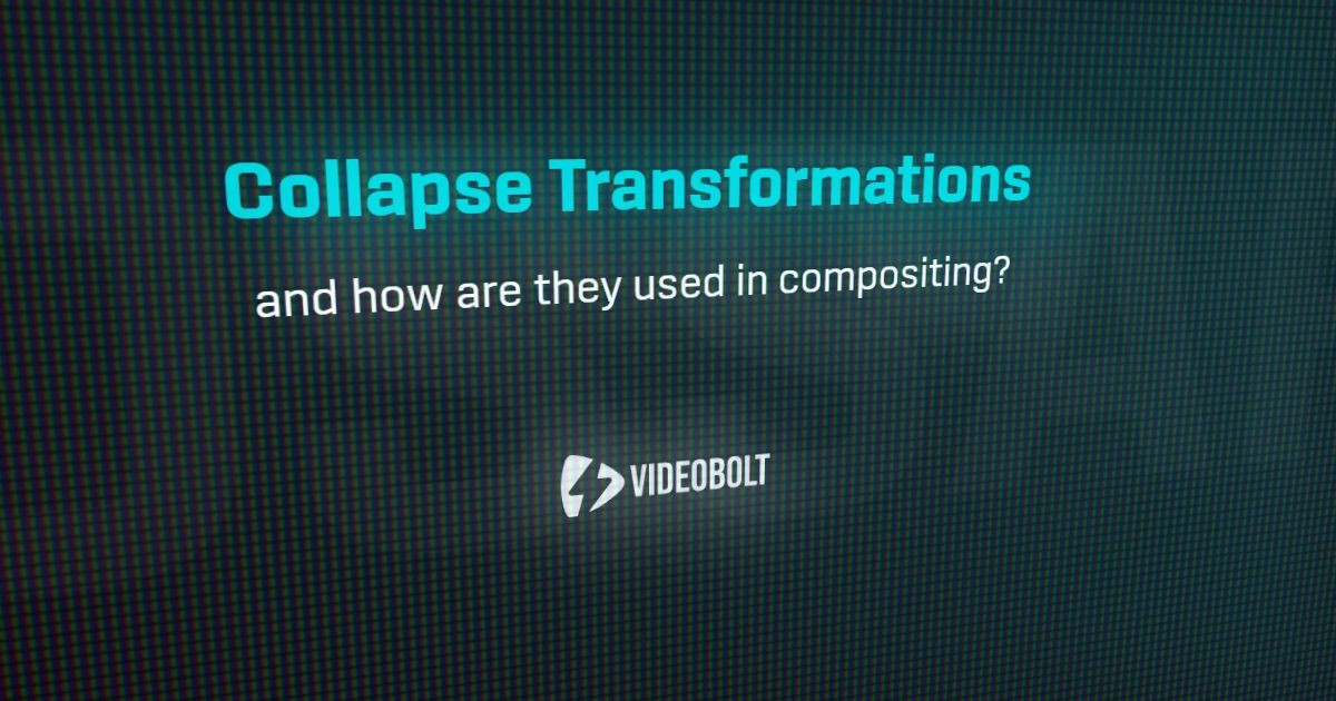 Collapse Transformations Motion Graphics Glossary