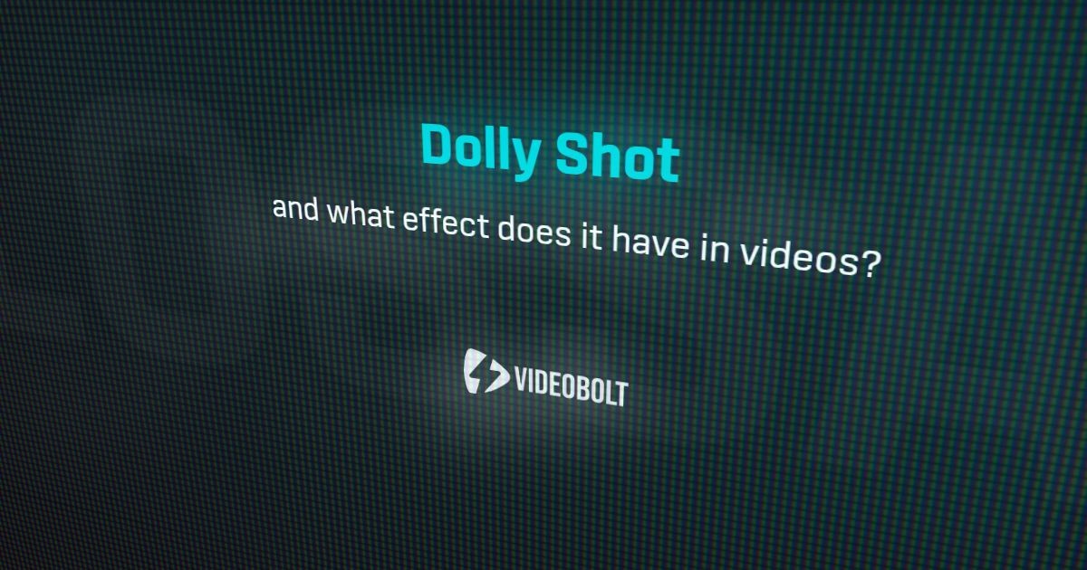 Dolly Shot - Motion Graphics Glossary