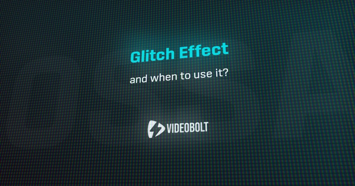 Glitch Effect - Motion Graphics Glossary