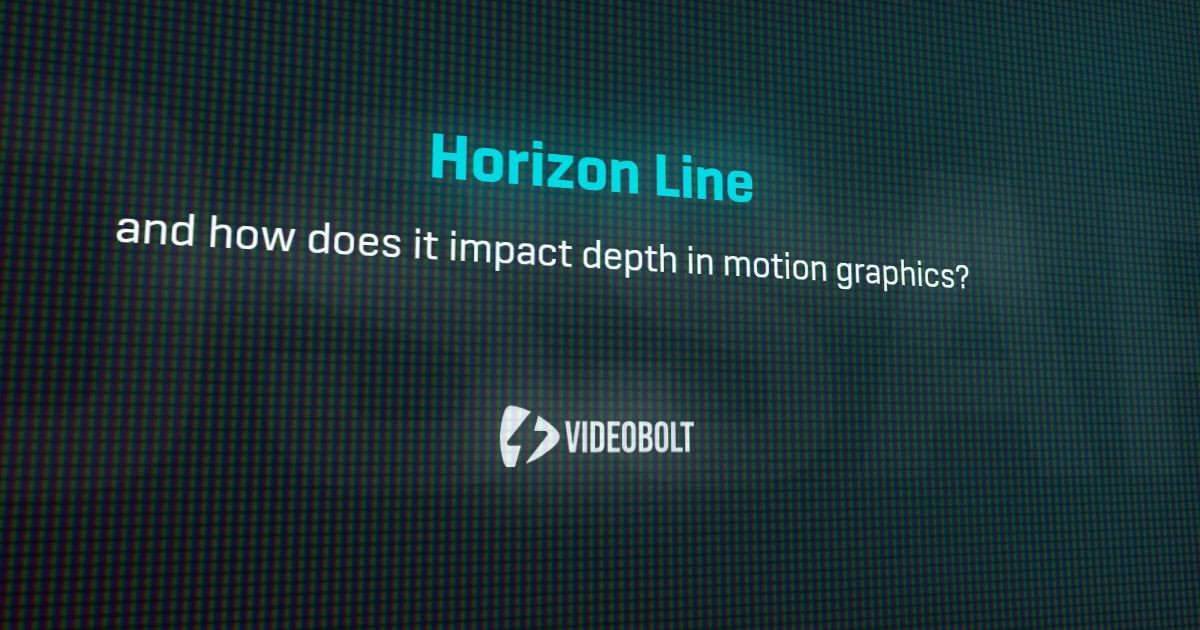 Horizon Line - Motion Graphics Glossary