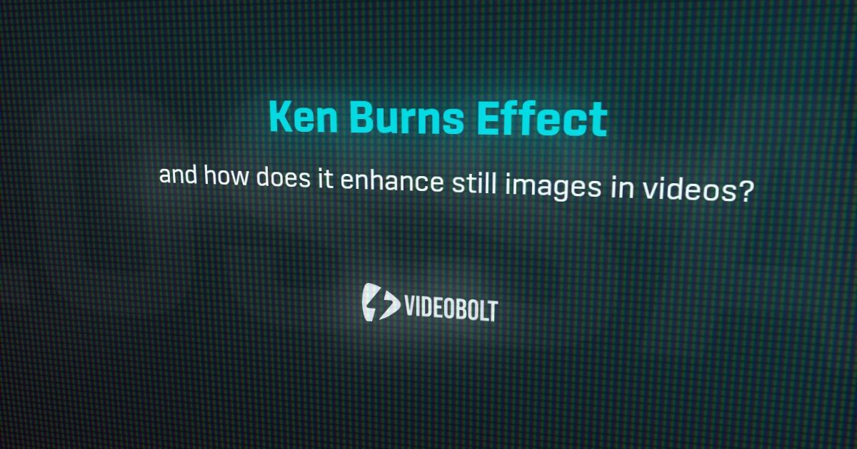 Ken Burns Effect - Motion Graphics Glossary