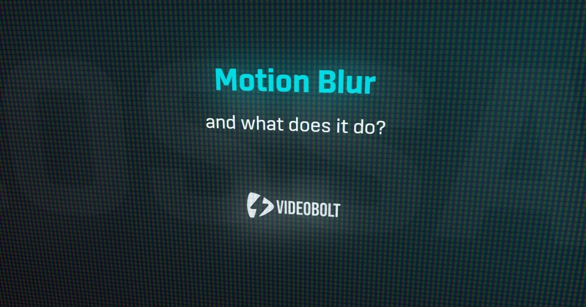 Motion Blur - Motion Graphics Glossary