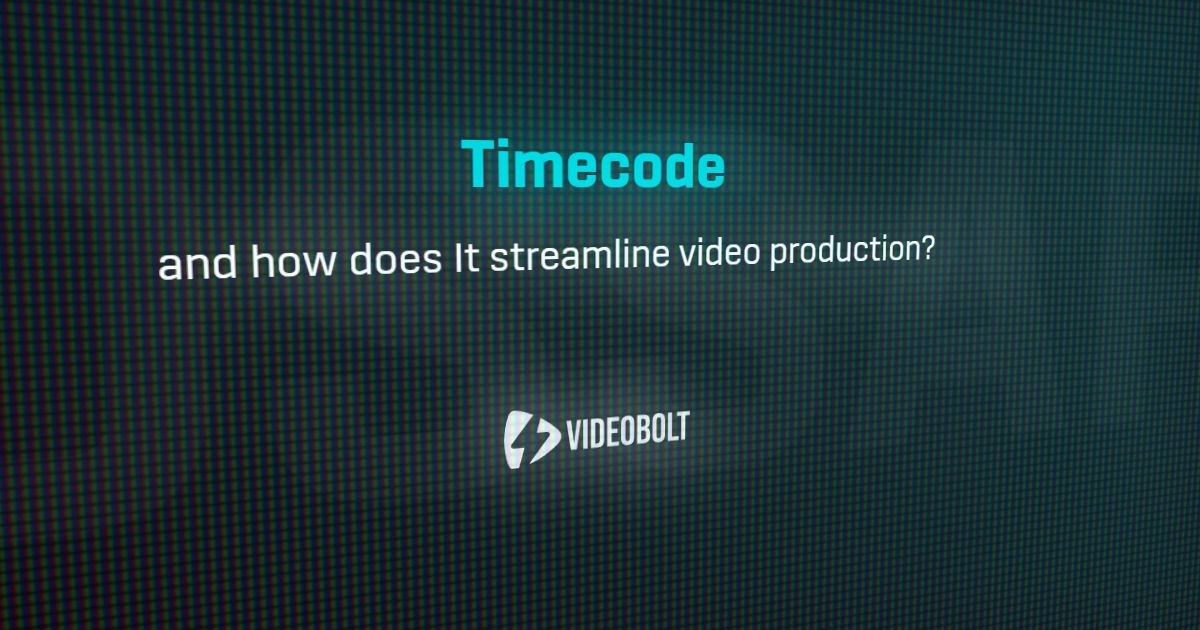 Timecode - Motion Graphics Glossary - Videobolt.net