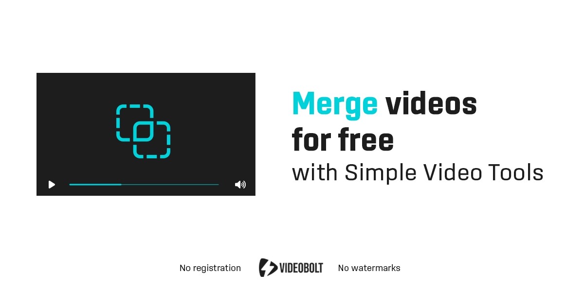 Merge Videos Online For Free - No Watermarks