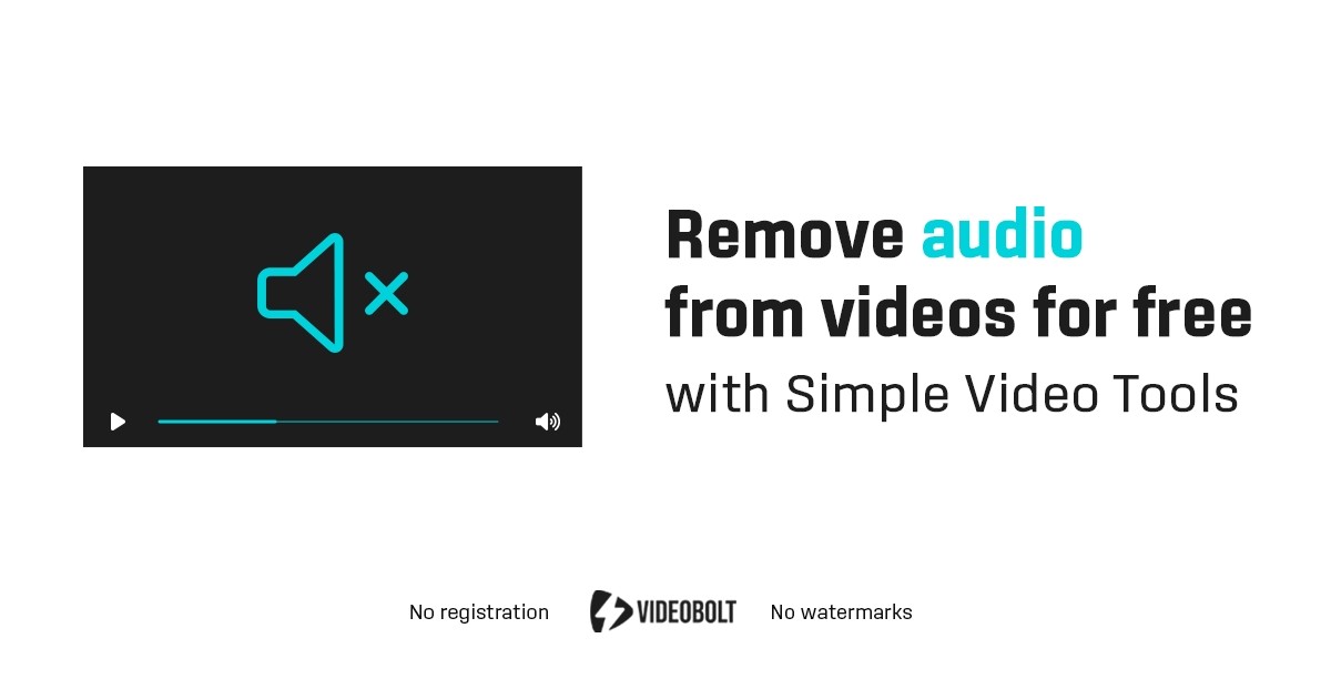 Remove Audio From Video Online For Free